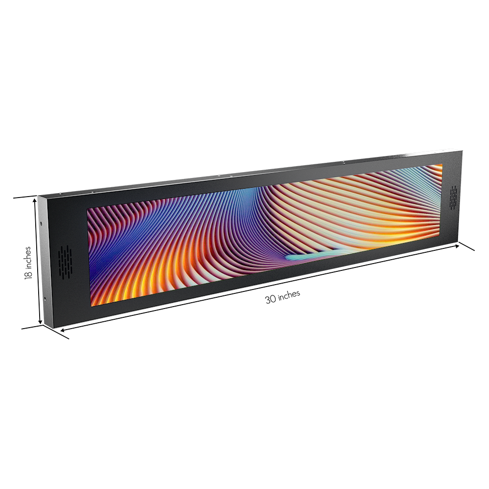 28inch Stretched Bar LCD Display With Touch (Model-DTB280-CP)