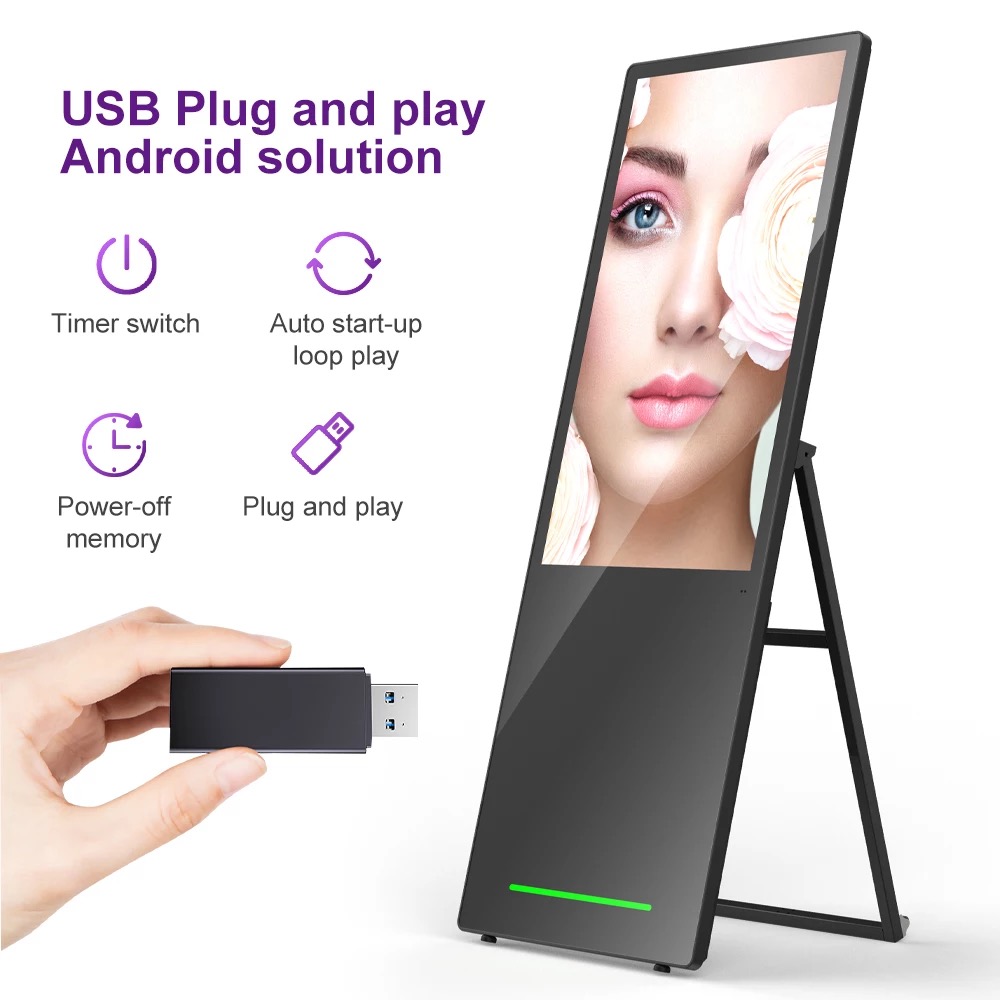 43inch Portable Digital Signage (Model-DPA430) DNR Display-LCD Expert